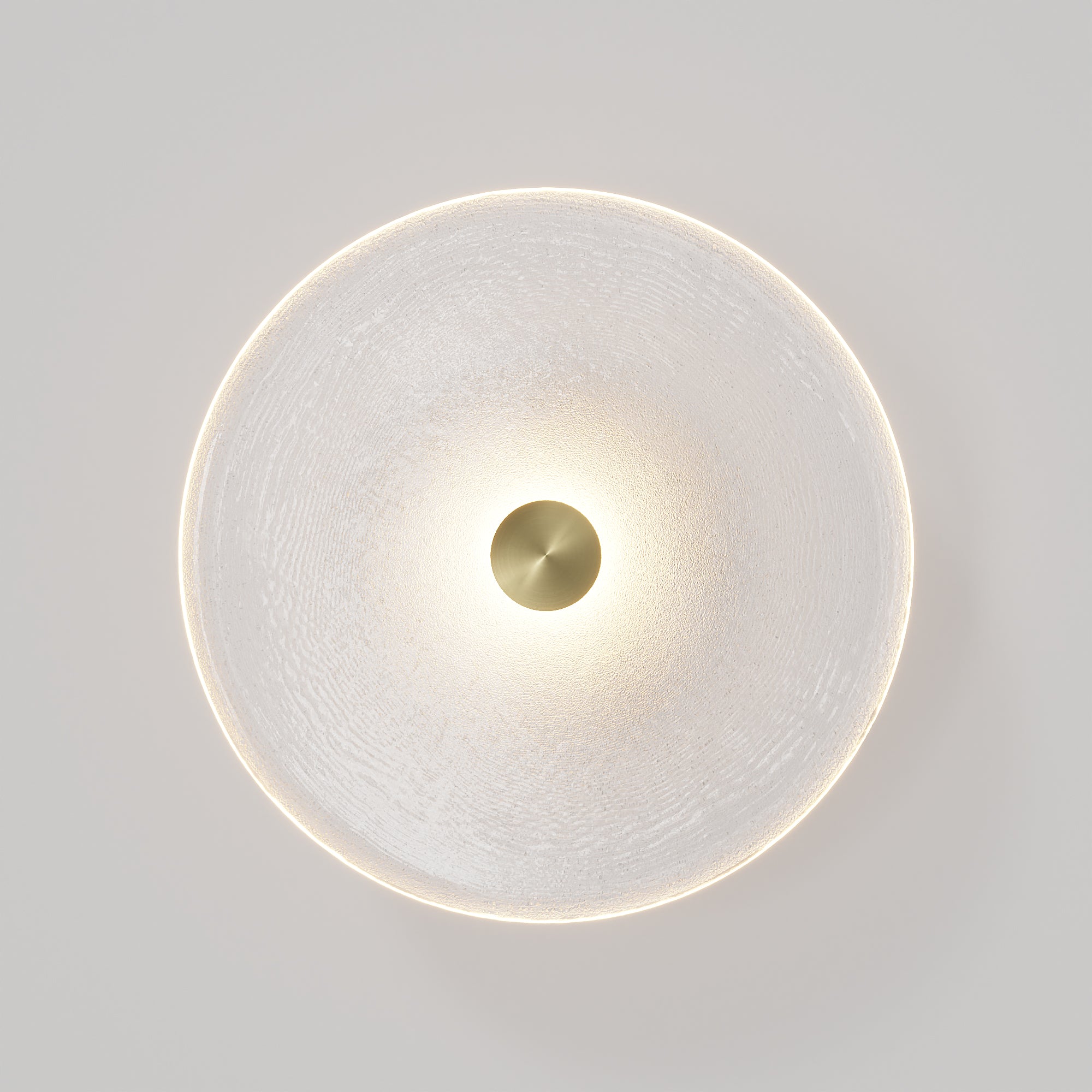 Frosted Coral Glass Single Wall Sconce I – Three Balls Red
