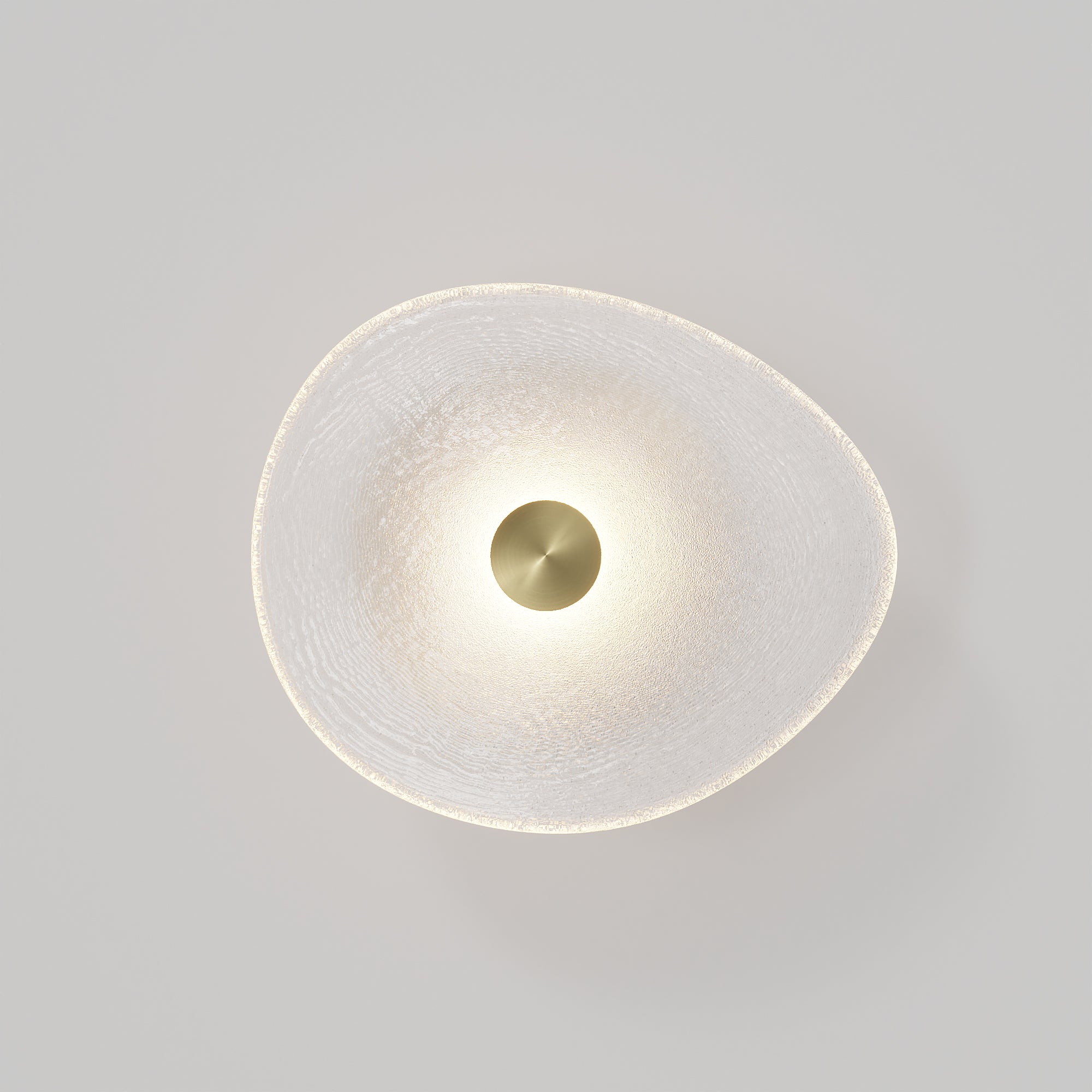 Frosted Coral Organic Single Wall Sconce H – Three Balls Red