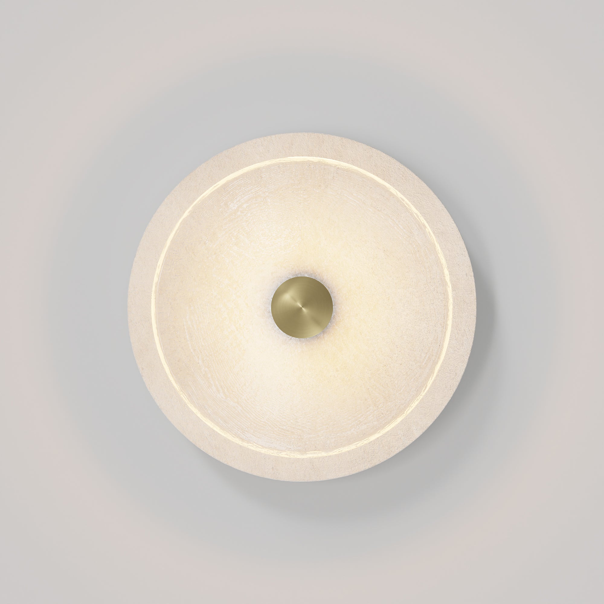 Clear Coral Stone Single Wall Sconce E – Three Balls Red
