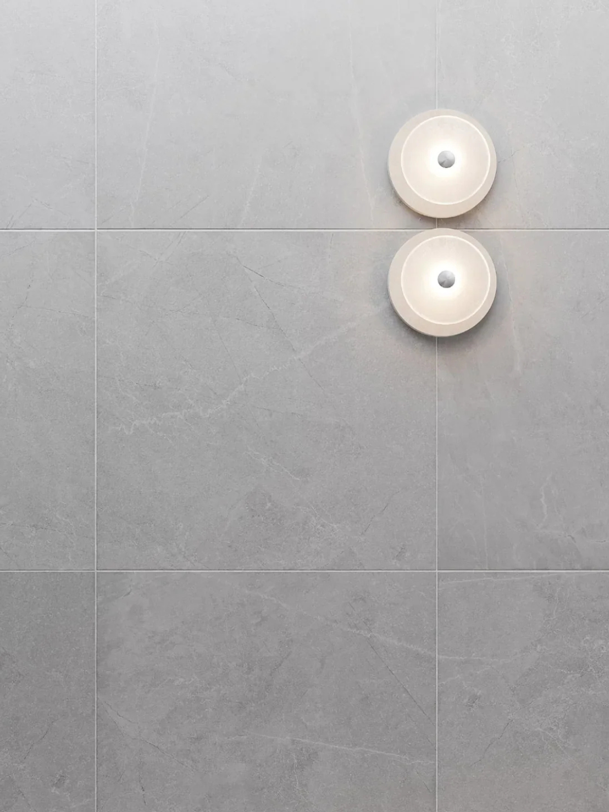 Frosted Coral Stone Single Wall Sconce F – Three Balls Red